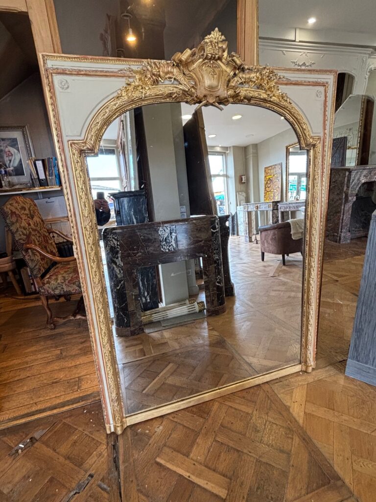 Miroir De Cheminée Antique Louis XVI - Cheminées Camus Fils
